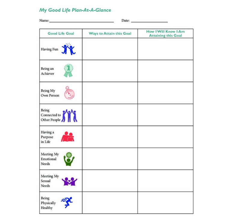 Good Life Plan Men | Safer Society Foundation